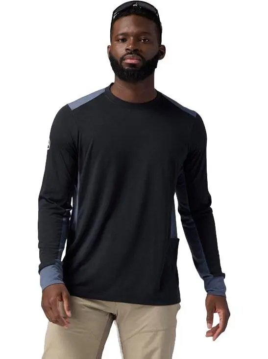BACKCOUNTRY Slickrock Drirelease Long-sleeve Tech T-shirt - Black/turbulence