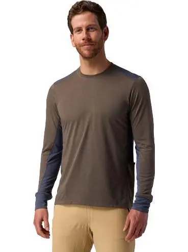 BACKCOUNTRY Slickrock Drirelease Long-sleeve Tech T-shirt - Kalamata/turbulence