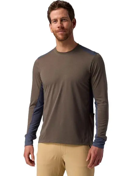 BACKCOUNTRY Slickrock Drirelease Long-sleeve Tech T-shirt - Kalamata/turbulence