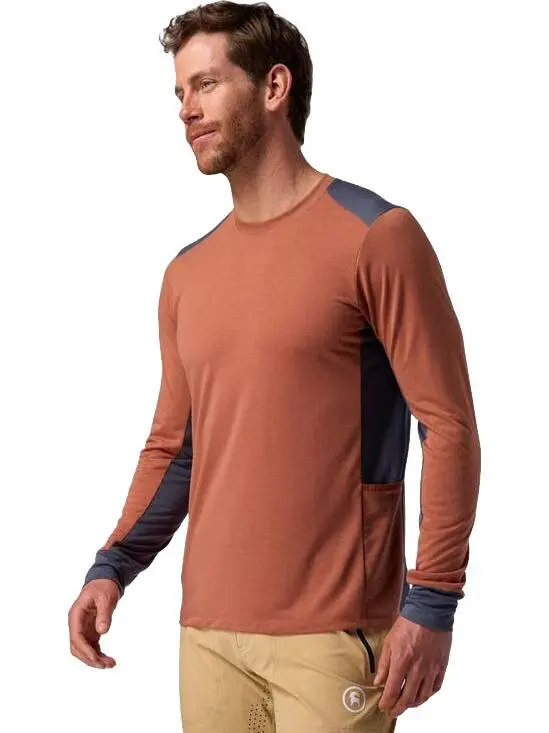 BACKCOUNTRY Slickrock Drirelease Long-sleeve Tech T-shirt - Sierra/turbulence