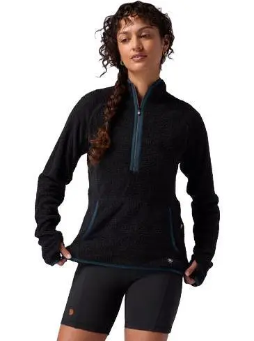 BACKCOUNTRY Highliner Primaloft Air-perm Fleece 1/4-zip - Black