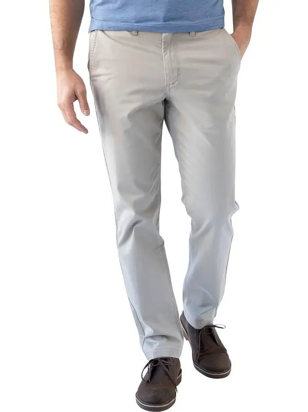 DEVIL-DOG DUNGAREES Performance Stretch Chino Pants - Putty