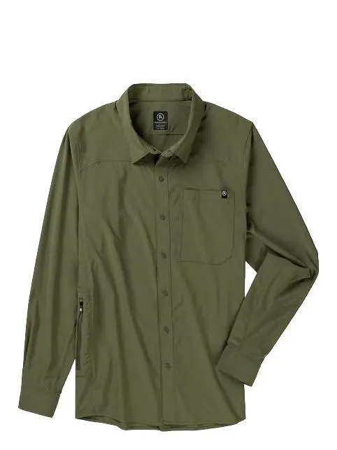BACKCOUNTRY Slickrock Long-sleeve Button-up Jersey - Kalamata