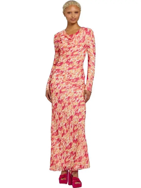 DASKA Lily Maxi Dress - Animal Print