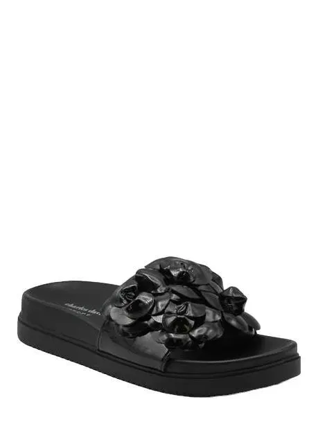 Charles By Charles David Phoetic Flatform Slide Sandal - Black