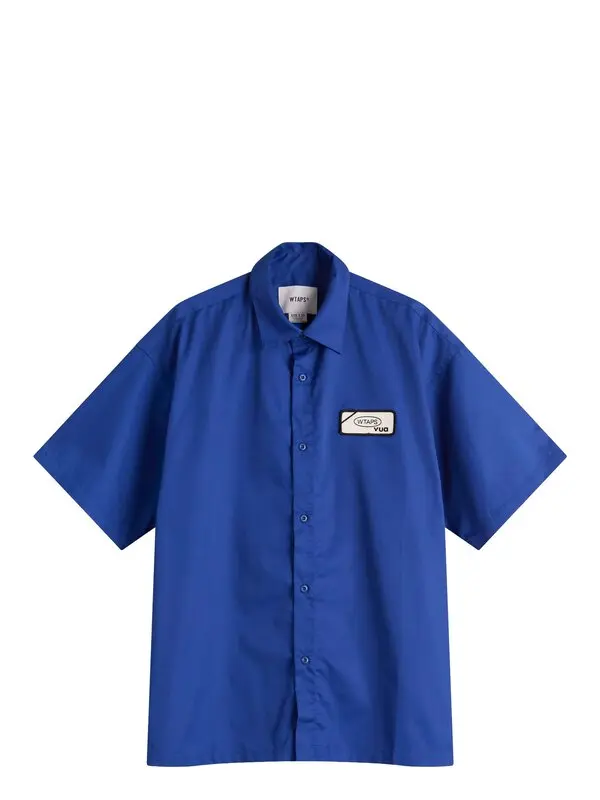 WTAPS Logo Work Shirt - Blue