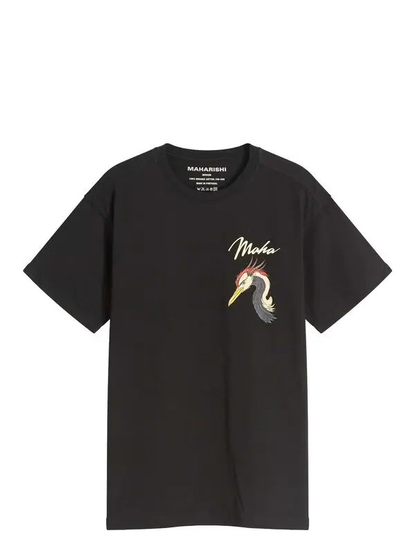 MAHARISHI Year Of The Crane T-shirt - Black