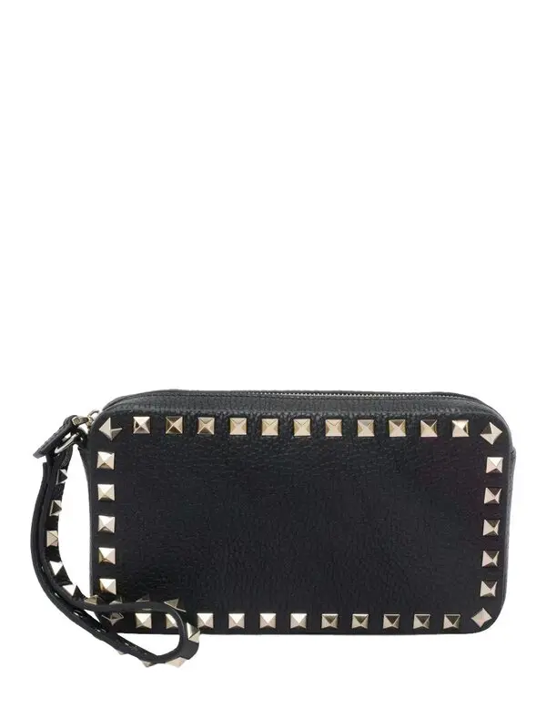 Valentino Garavani Stud-embellished Zip-closure Bag - Black