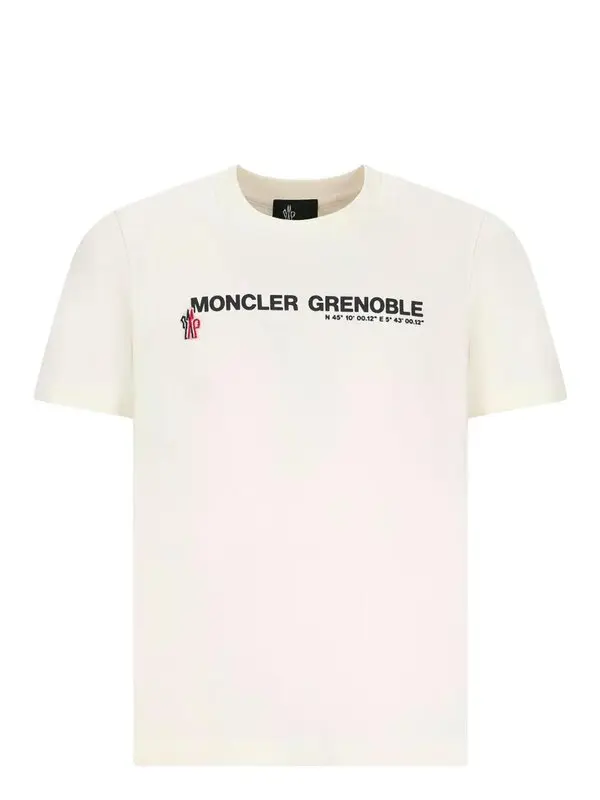 Moncler Logo-print Short-sleeve T-shirt - White