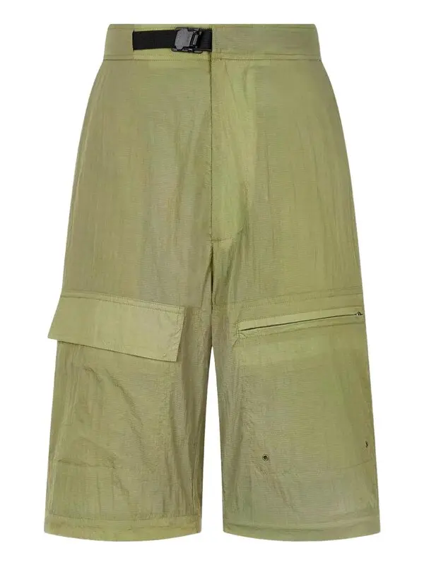 TOMBOY Detachable-panel Cargo Trousers - Green