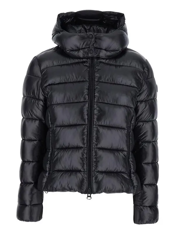 SAVE THE DUCK Cosmary Down Jacket With Removable Hood - Black