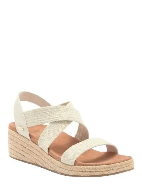Sketchers Espadrille Wedge Sandal - Off White