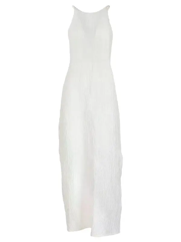 HAMOULET Chela Back-detail Midi Dress - White