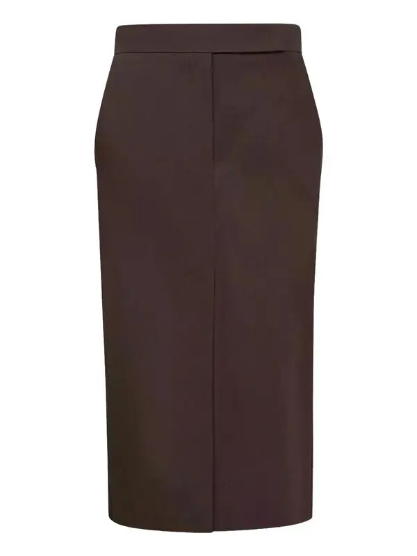 BLANCA VITA Pocket Skirt - Brown