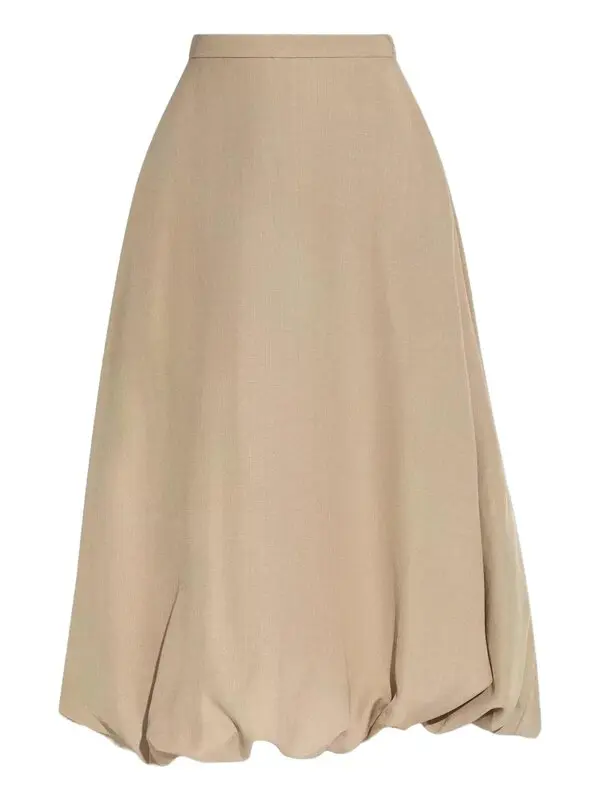 BY MALENE BIRGER Aubrey Balloon-hem Maxi Skirt - Neutrals