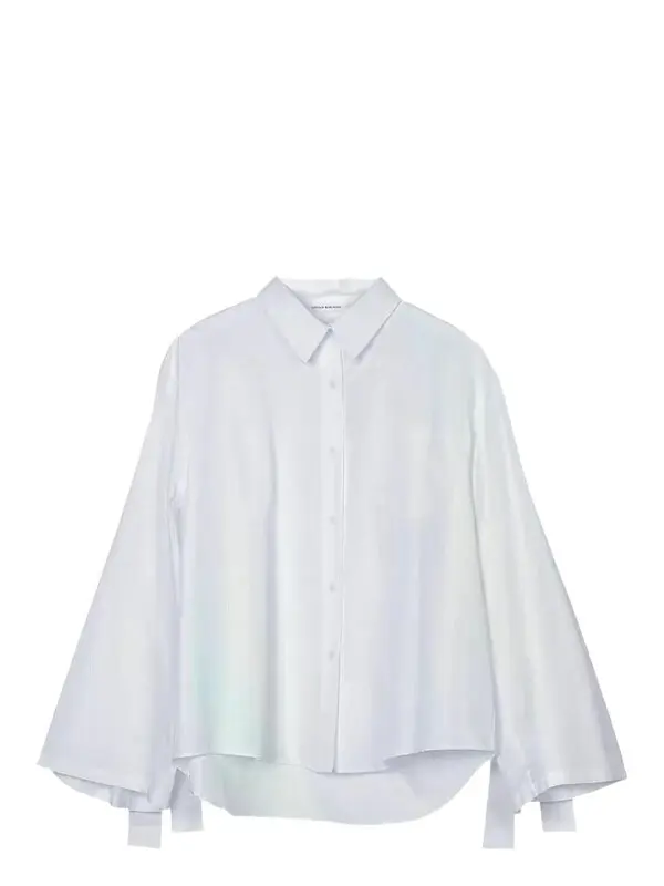 Cecilie Bahnsen Bridget Tie-detail Shirt - White