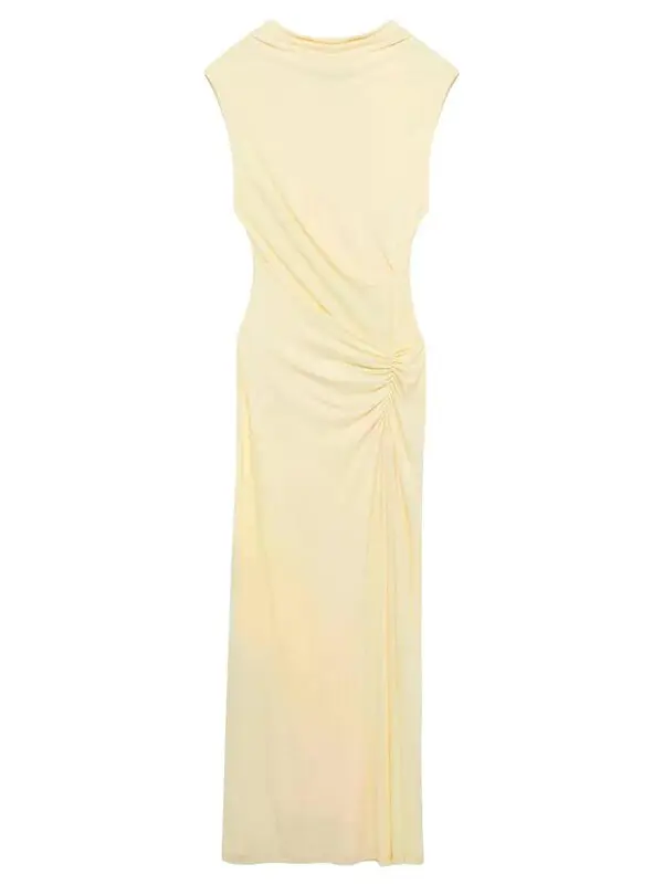 Simkhai Acacia Cowl-neck Maxi Dress - Yellow