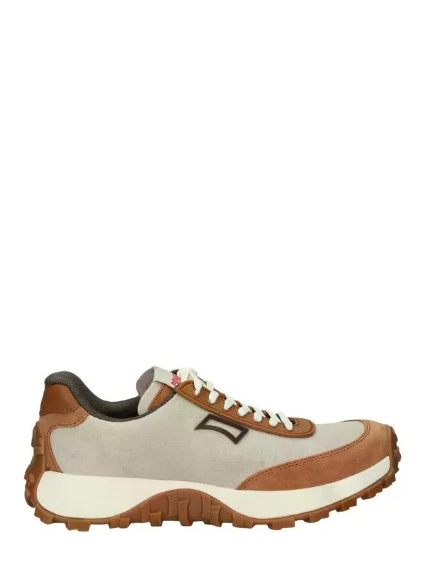 Camper Leather Panelled Lace-up Trainers - Neutrals