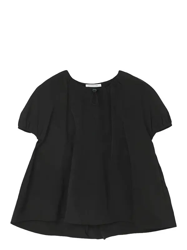 Cecilie Bahnsen Ruffle-detail T-shirt - Black