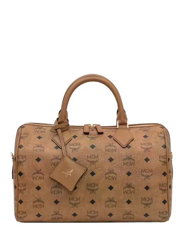 Mcm Ella Boston Bag - Neutrals