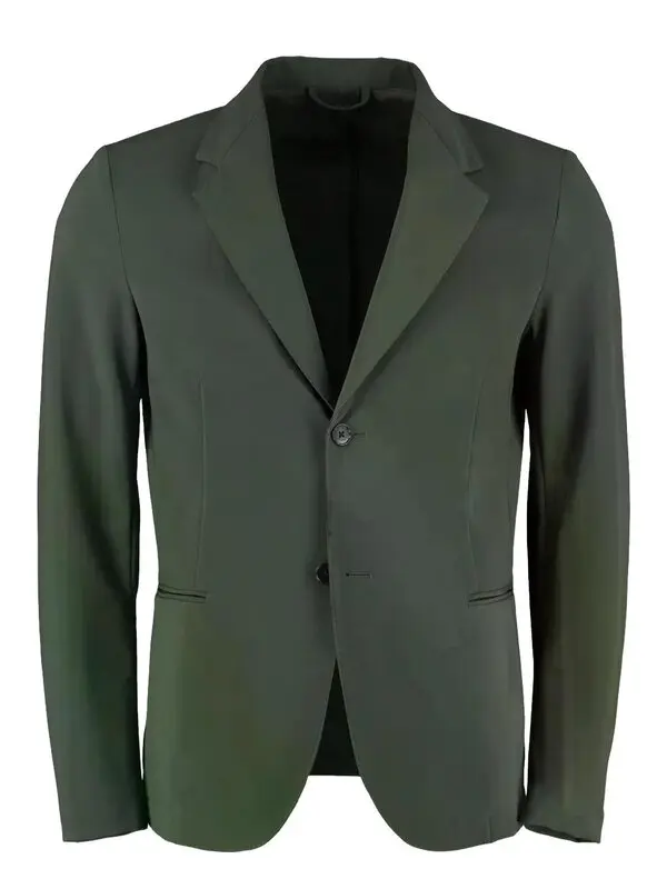 THE (ALPHABET) Single-breasted Two-button Jacket - Green