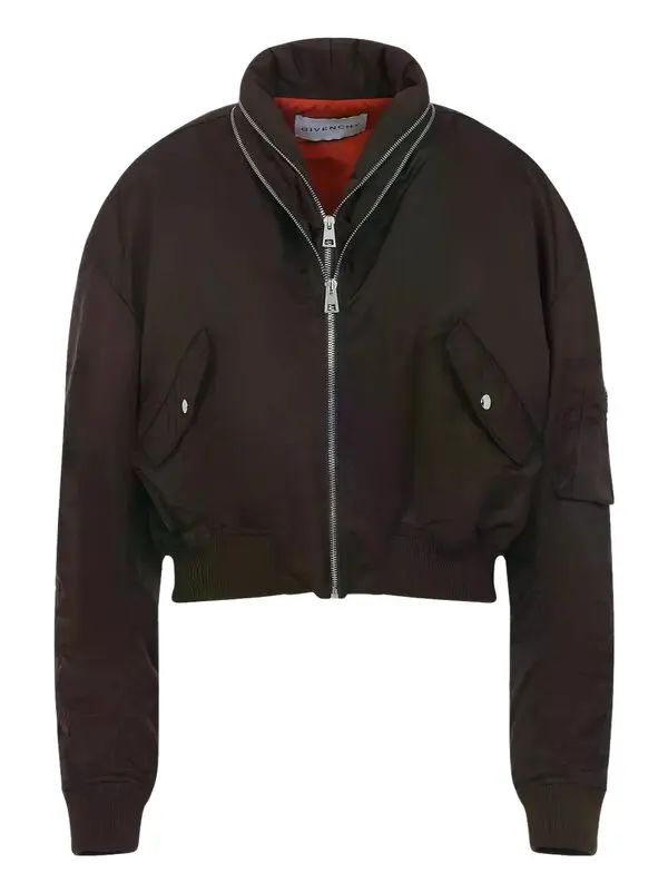 Givenchy Zip-fastening Bomber Jacket - Brown