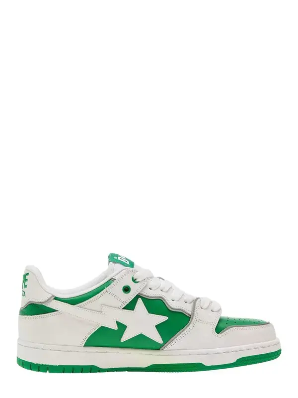 A BATHING APE Star-embellishment Sneakers - Green