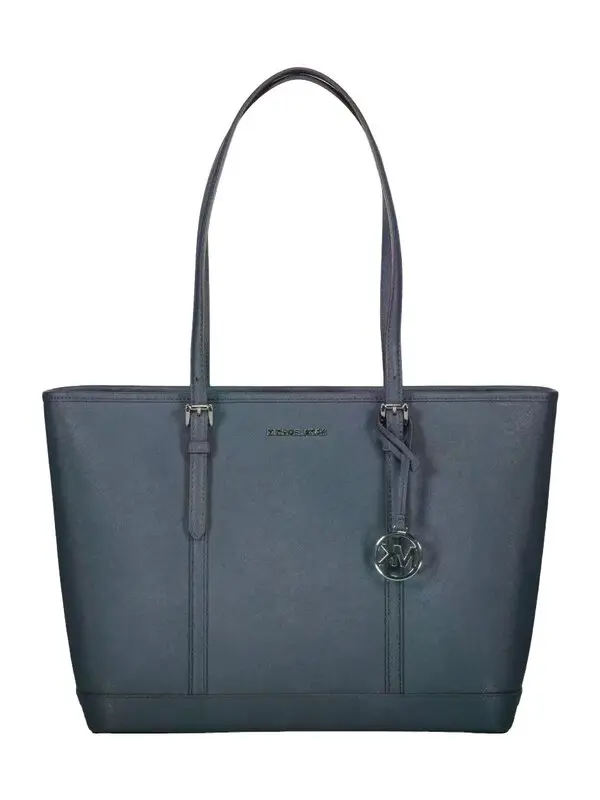 Michael Kors Jet Set Leather Tote Bag - Blue