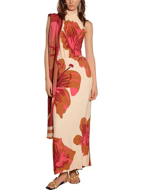 Johanna Ortiz Best Of Times Maxi Dress - Ecru Multi