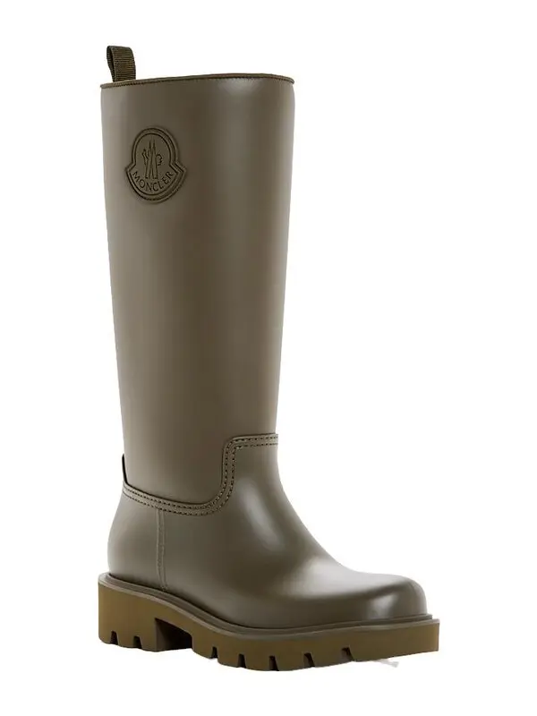 Moncler Kickstream Rain Boots - Medium Green