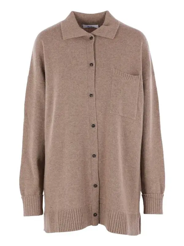 Max Mara Cashmere Knit Cardigan - Dark Cacha