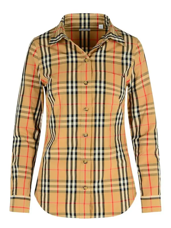 Burberry Cotton Shirt - Beige