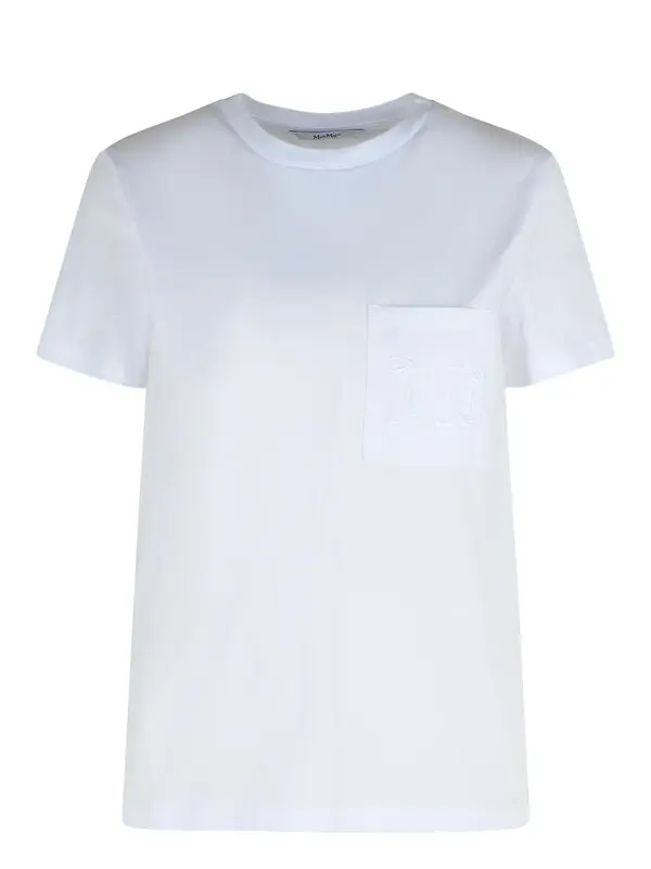 Max Mara Cotton Jersey T-shirt - White