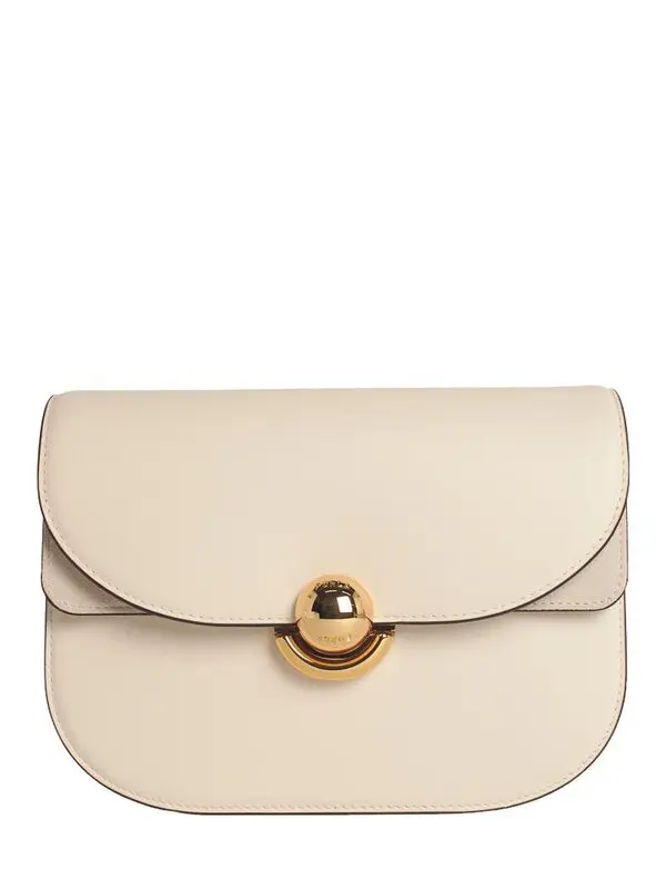 Furla Sfera Small Leather Crossbody Bag - Cream