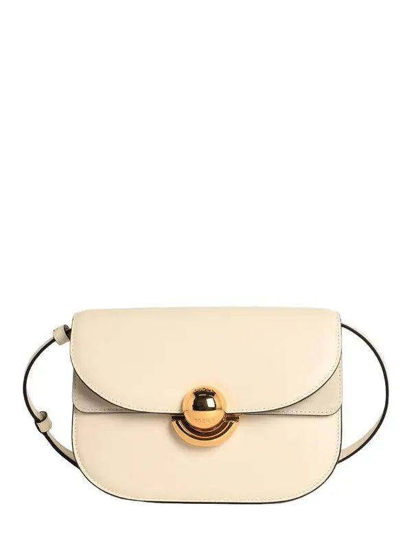 Furla Leather Mini Crossbody Bag - Cream