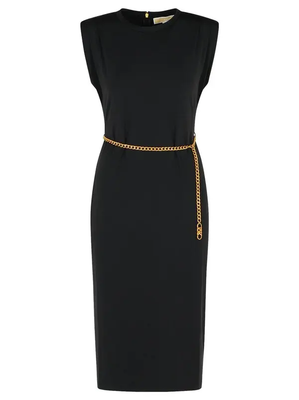 Michael Kors Polyester Blend Dress - Black