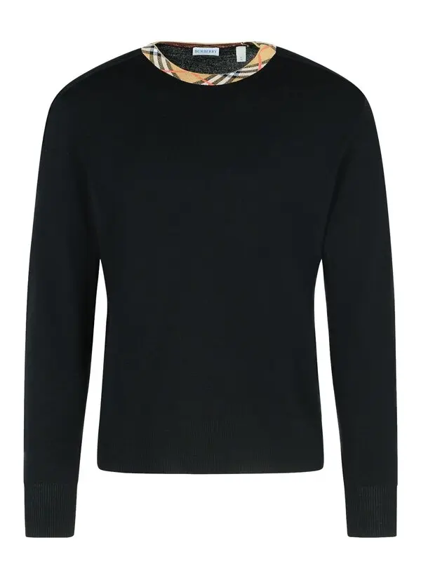 Burberry Wool Sweater - Black