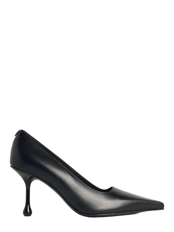 JIMMY CHOO Ixia 80 Nappa Leather Pumps - Black