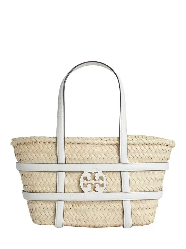 Tory Burch Small Ella Shopper - White