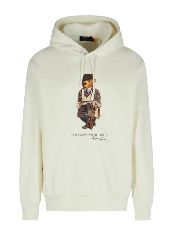 Polo Ralph Lauren Cotton-blend Bear Sweatshirt - White