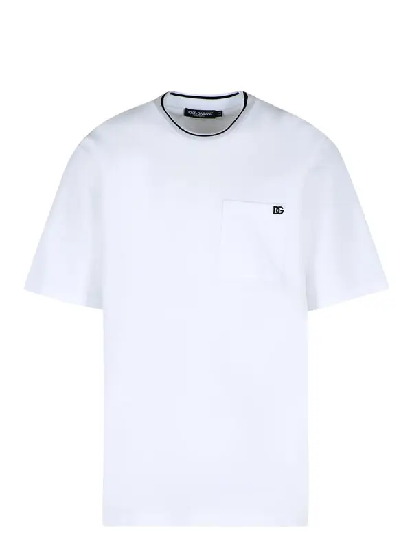 Dolce & Gabbana Cotton Piquet T-shirt - White
