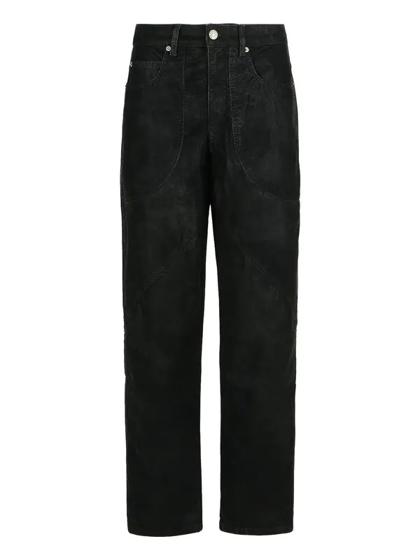 Isabel Marant Kelvina Faux Leather Pants - Black