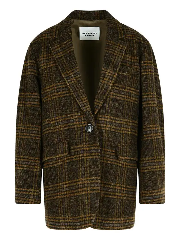 Isabel Marant Gesina Virgin Wool Blazer - Green
