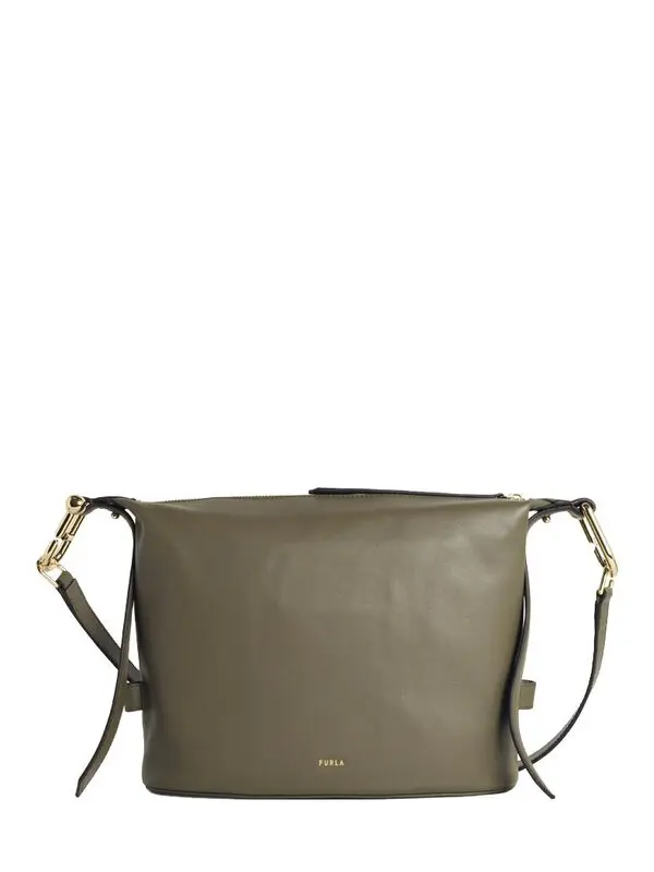 Furla Nuvola Leather Bag - Green