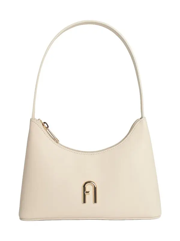 Furla Diamante Leather Mini Bag - Cream