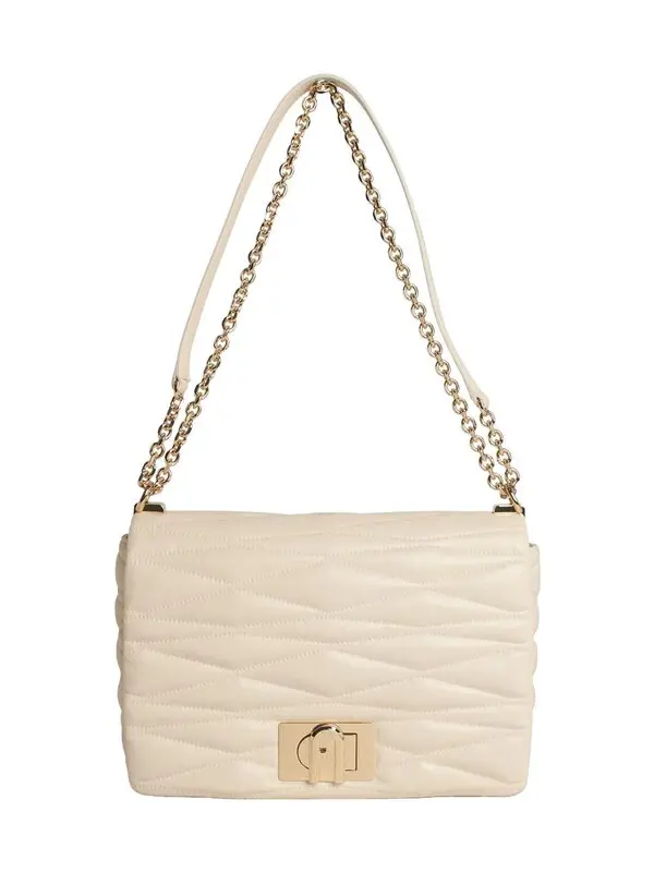 Furla 1927 Medium Crossbody Bag - Cream