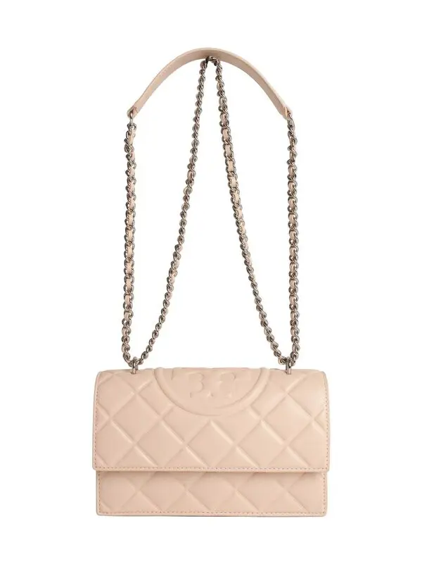 Tory Burch Fleming Small Leather Crossbody Bag - Pink