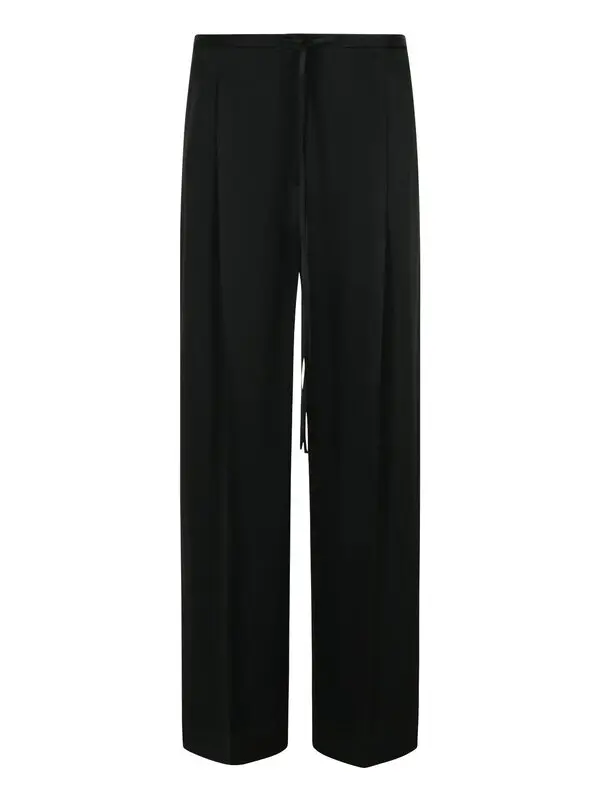 RÓHE Acetate Blend Trousers - Black