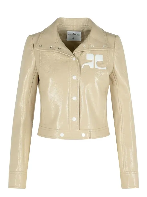 COURREGES Re-edition Cotton Blend Jacket - Ivory
