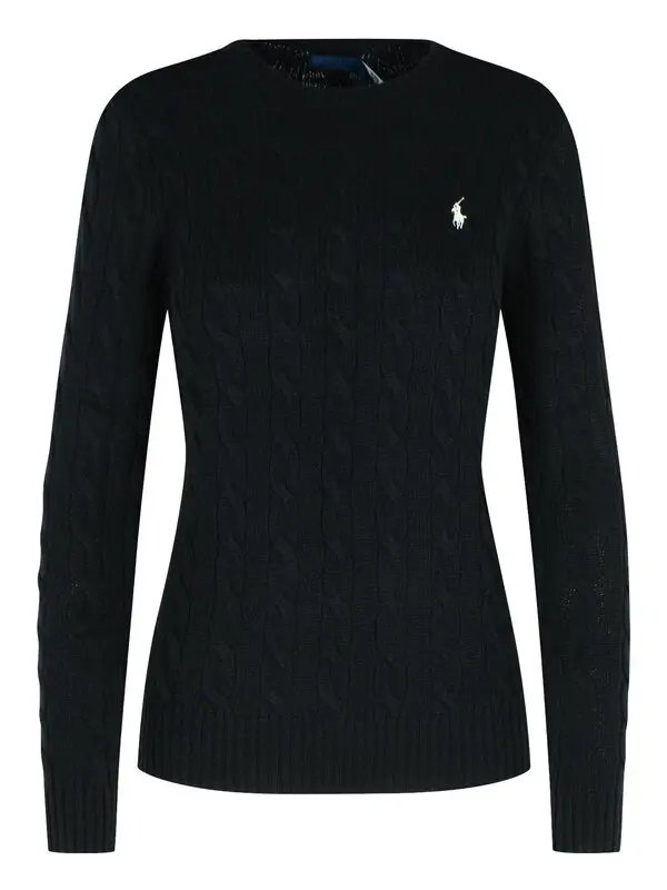 Polo Ralph Lauren Julianna Wool-blend Sweater - Black
